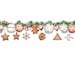 Christmas Borders Clipart: Gingerbread & Baubles Garlands (digital ...