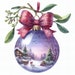 Christmas Tree Baubles Clipart, 12 JPG, Watercolor Clipart, Card Making ...