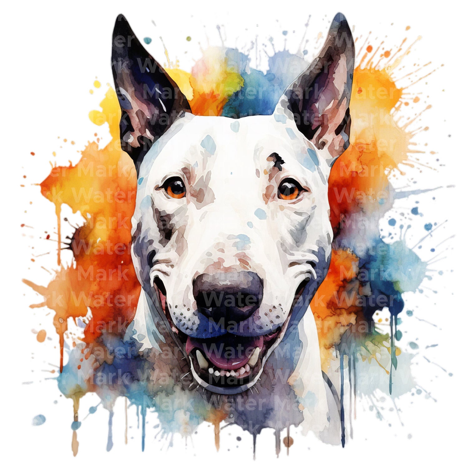 Watercolor Dog Clipart, 12 JPG Files, Invitations Clipart, Animal ...