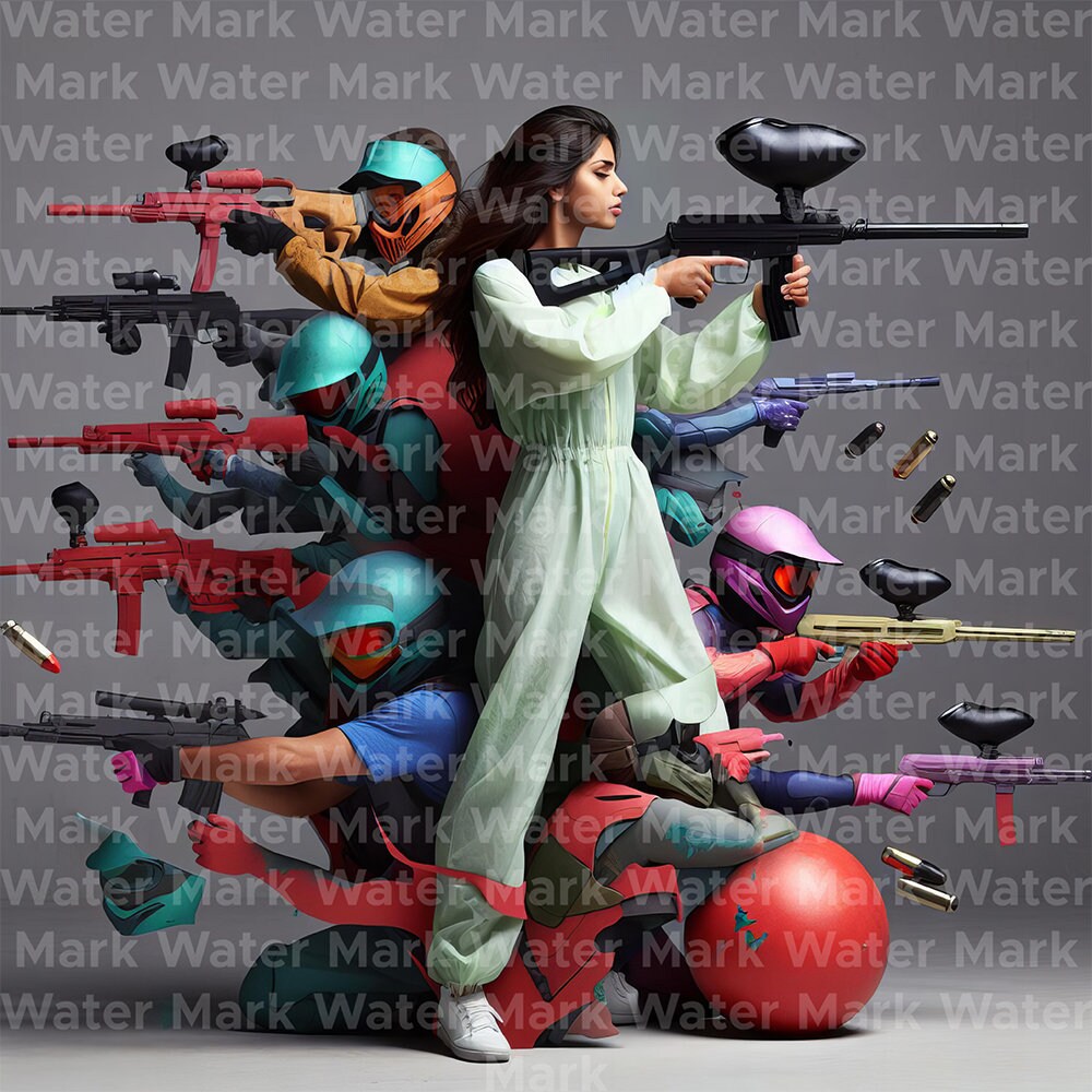 Paintball Clipart, 12 Jpg, Digital Download, Sports Clipart, Junk ...