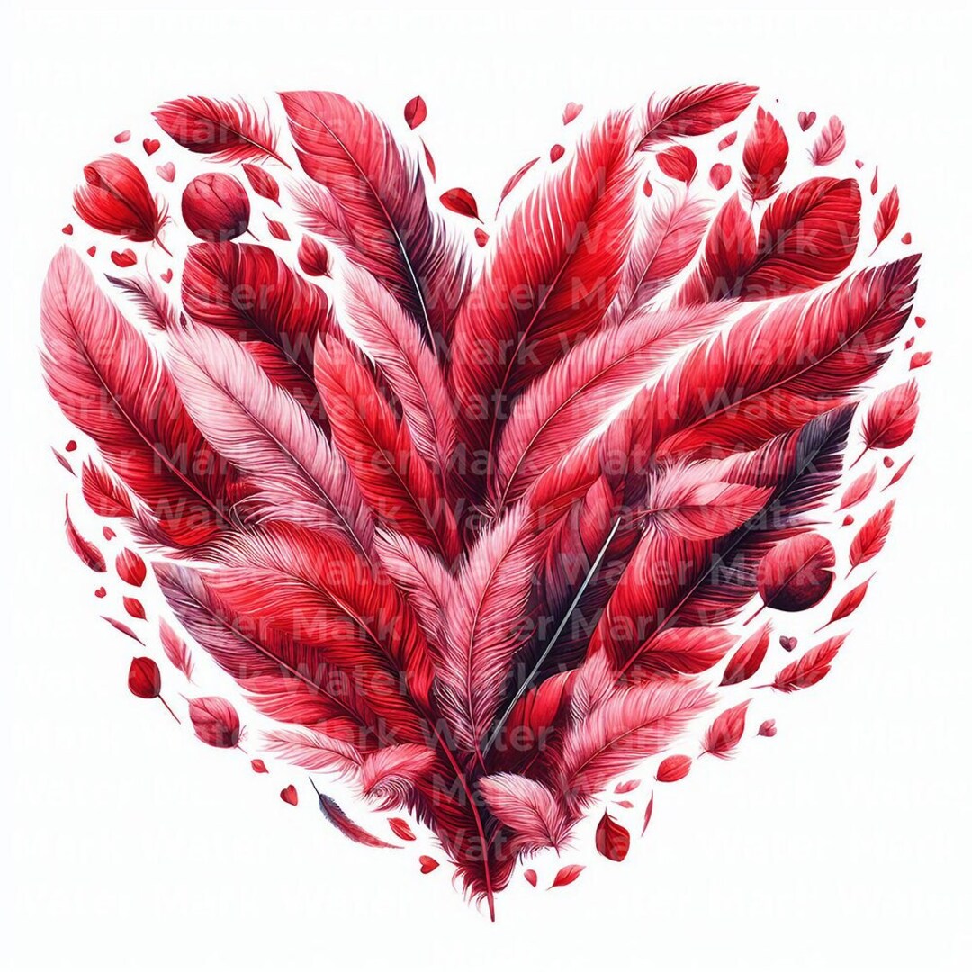 Valentines Day Heart Clipart, 12 Jpg, Couple in Love, Digital Download ...