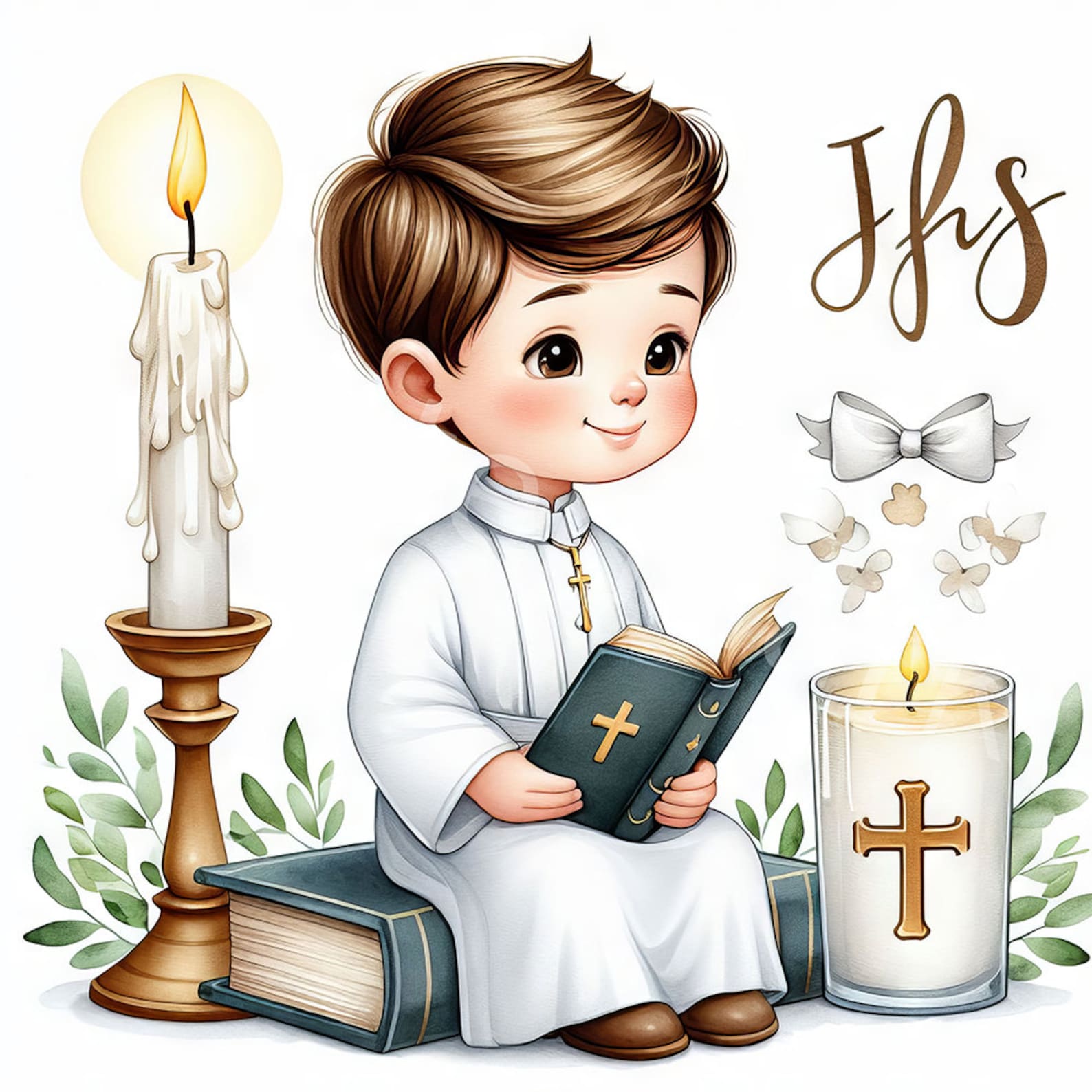 First Holy Communion Clipart, 12 JPG, Digital Download, Digital Paper ...