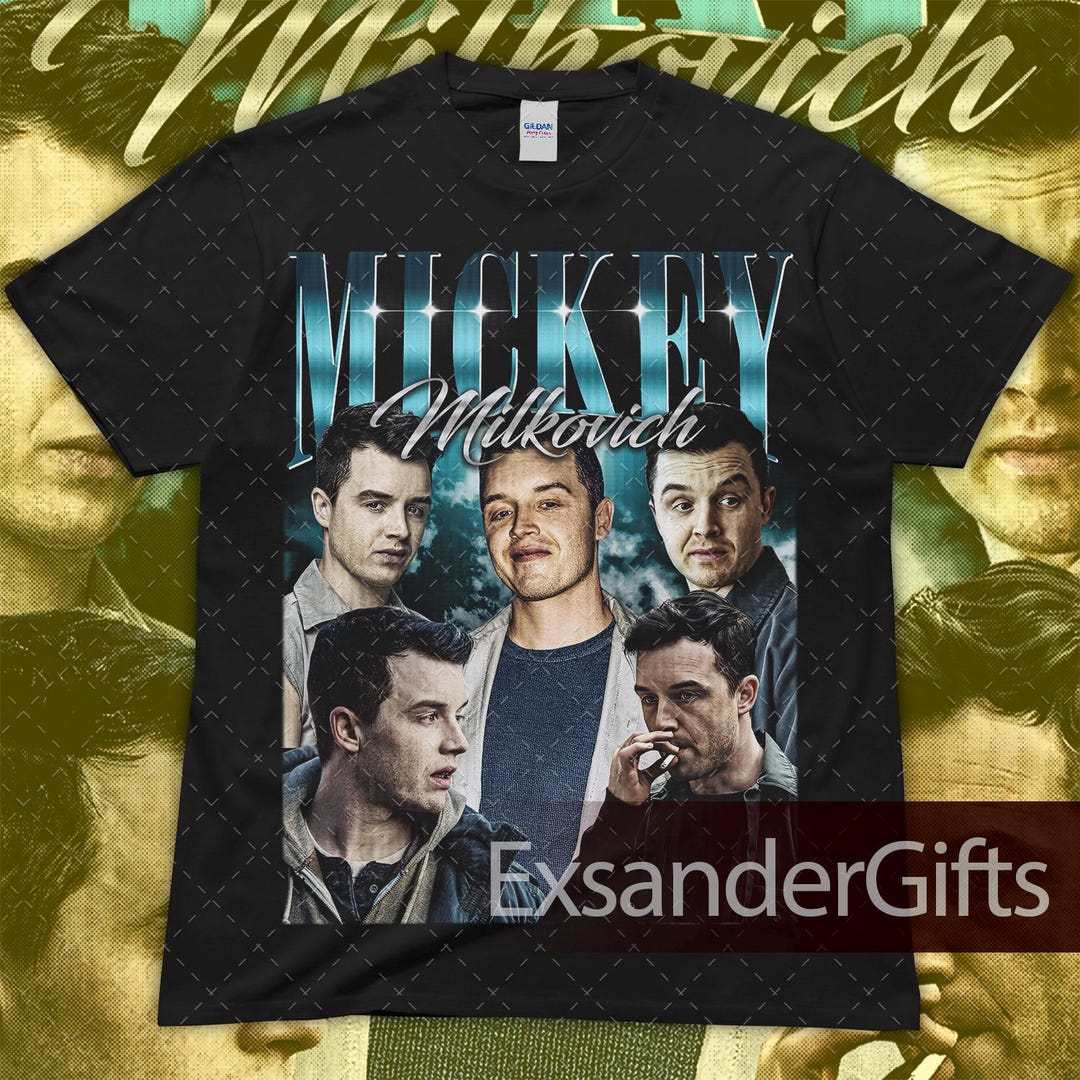 Limited Mickey Milkovich Shirt, Shameless Vintage TV Series Y2K T-shirt ...