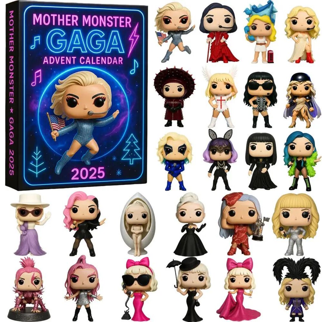 Mother Monster Lady Gaga Advent Calendar 2025, Lady Gaga Advent ...