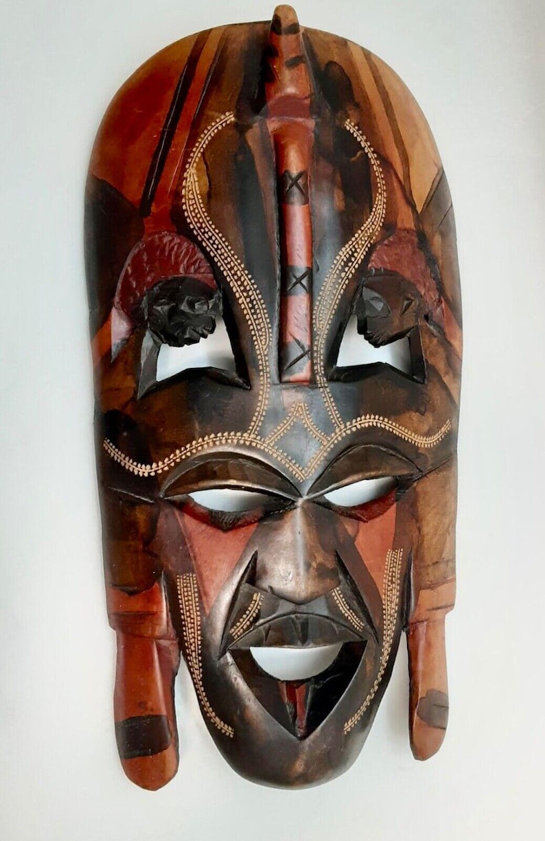 African Decorative Mask - Etsy