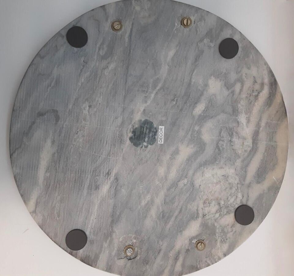 Decorative Tray Round Marble Tray With Handles - Etsy