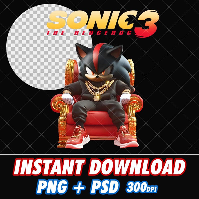 Sonic 3 - Shadow Boss - DIGITAL - Etsy