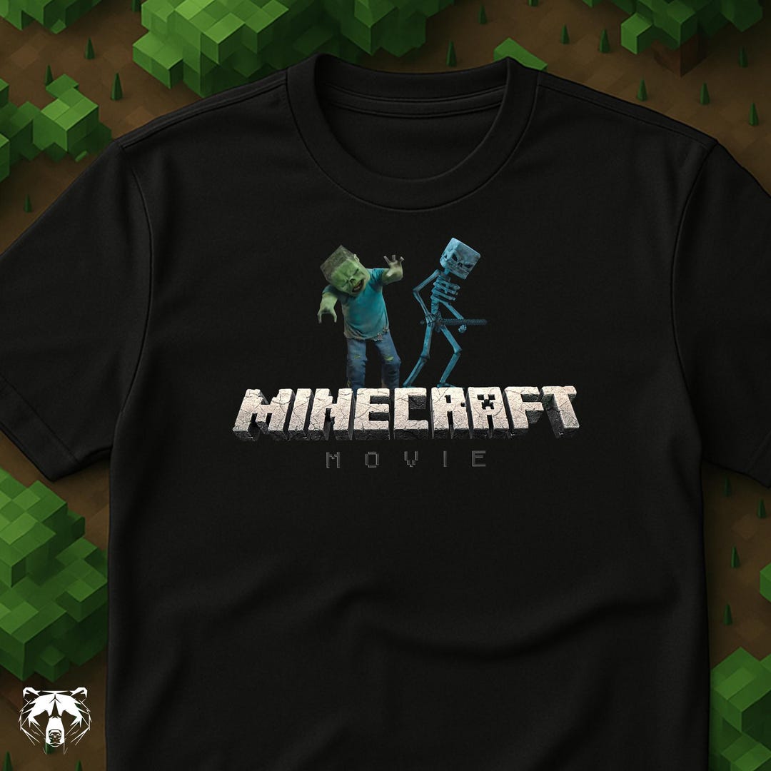 Minecraft Movie - Mobs T-shirt - Etsy