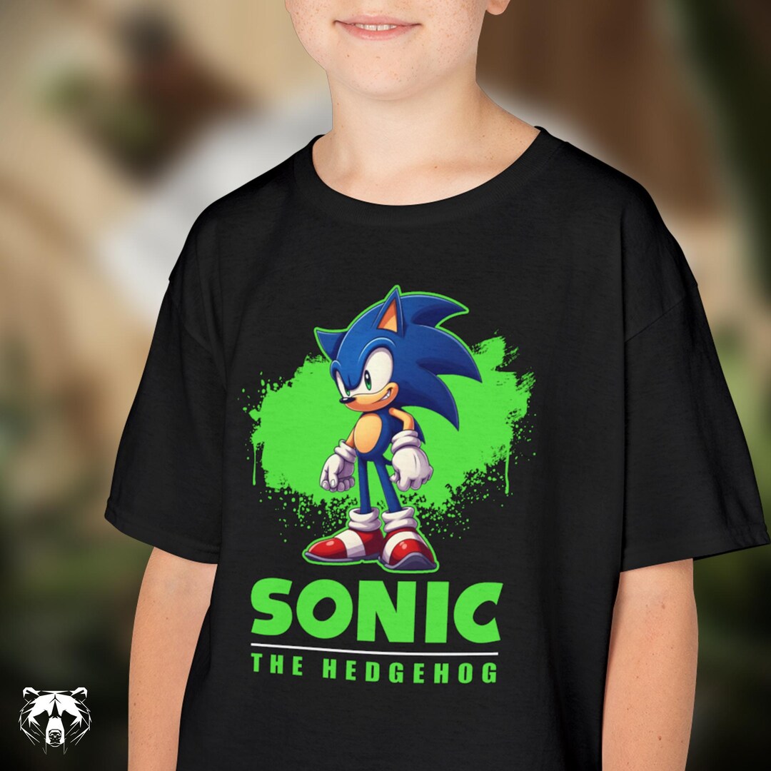 SONIC the Hedgehog - Kids T-shirt - Etsy