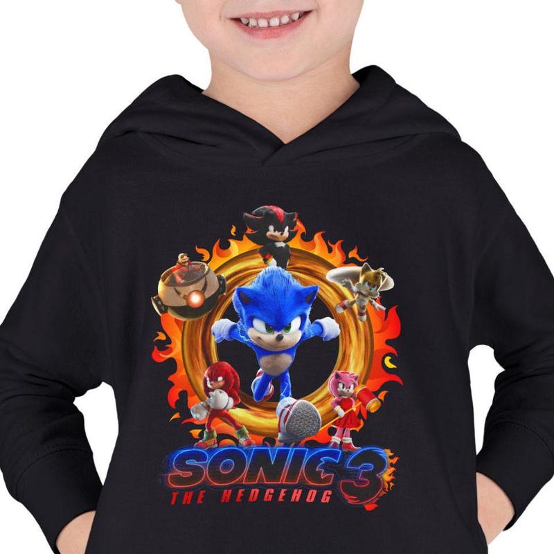 Sonic the Hedgehog Hoodie - Etsy UK
