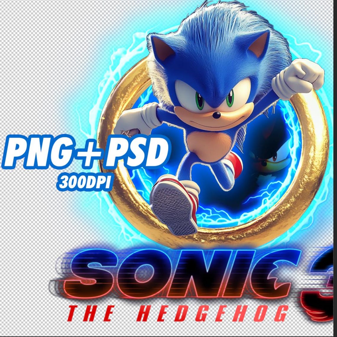 Sonic 3 - Electricity Ring (digital) - Etsy