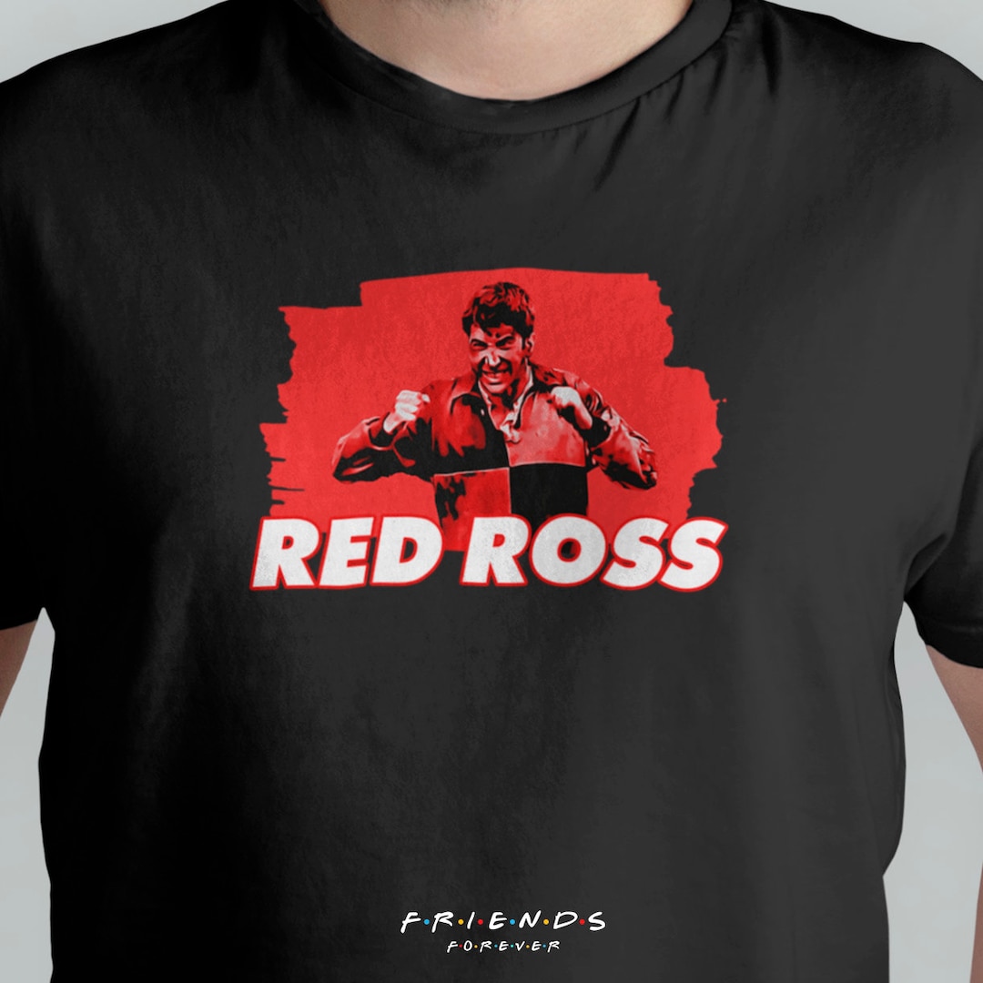 Friends "red Ross" Shirt - Etsy
