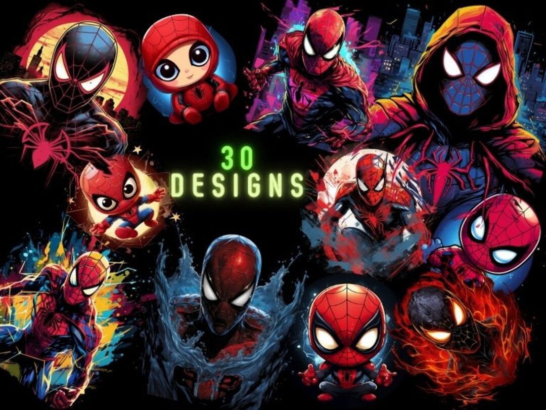 Spidermans Layered SVG Bundle: Superhero Marvels Vector - Etsy