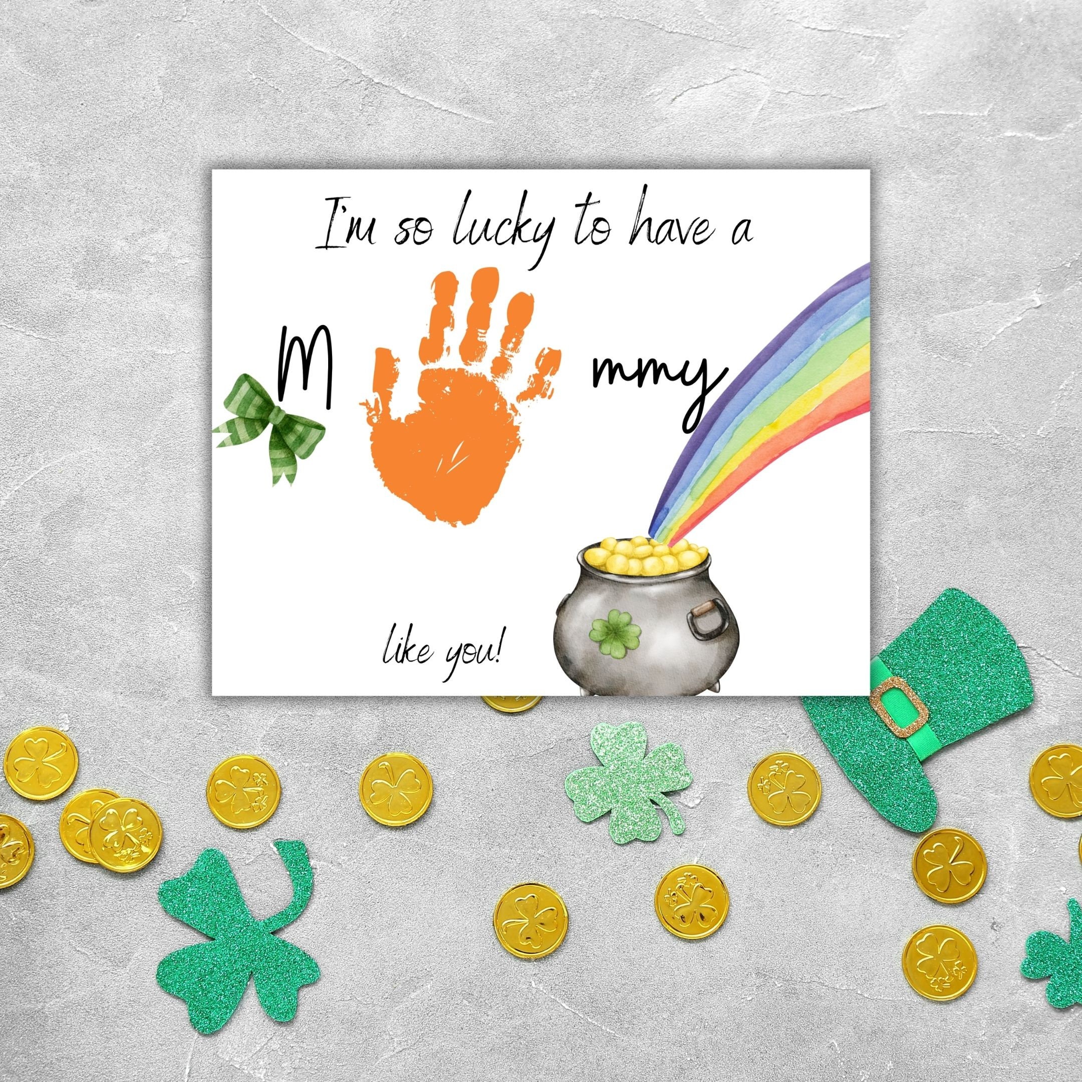 St. Patrick's Day Handprint Craft | Preschool Crafts | St. Patrick's ...