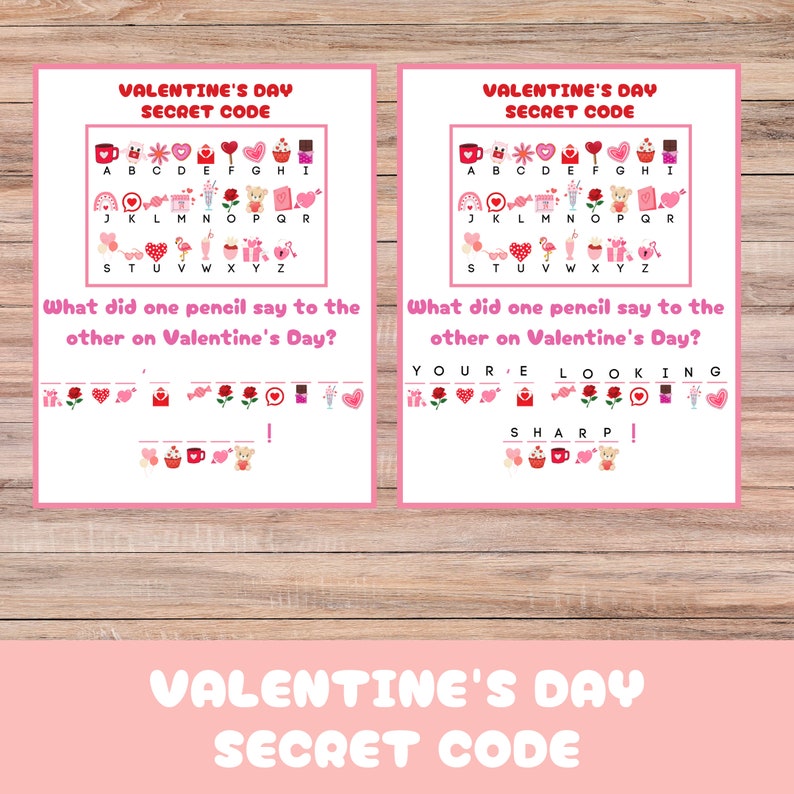 Valentine's Day: Crack the Code Scavenger Hunt for Fast Finishers ...