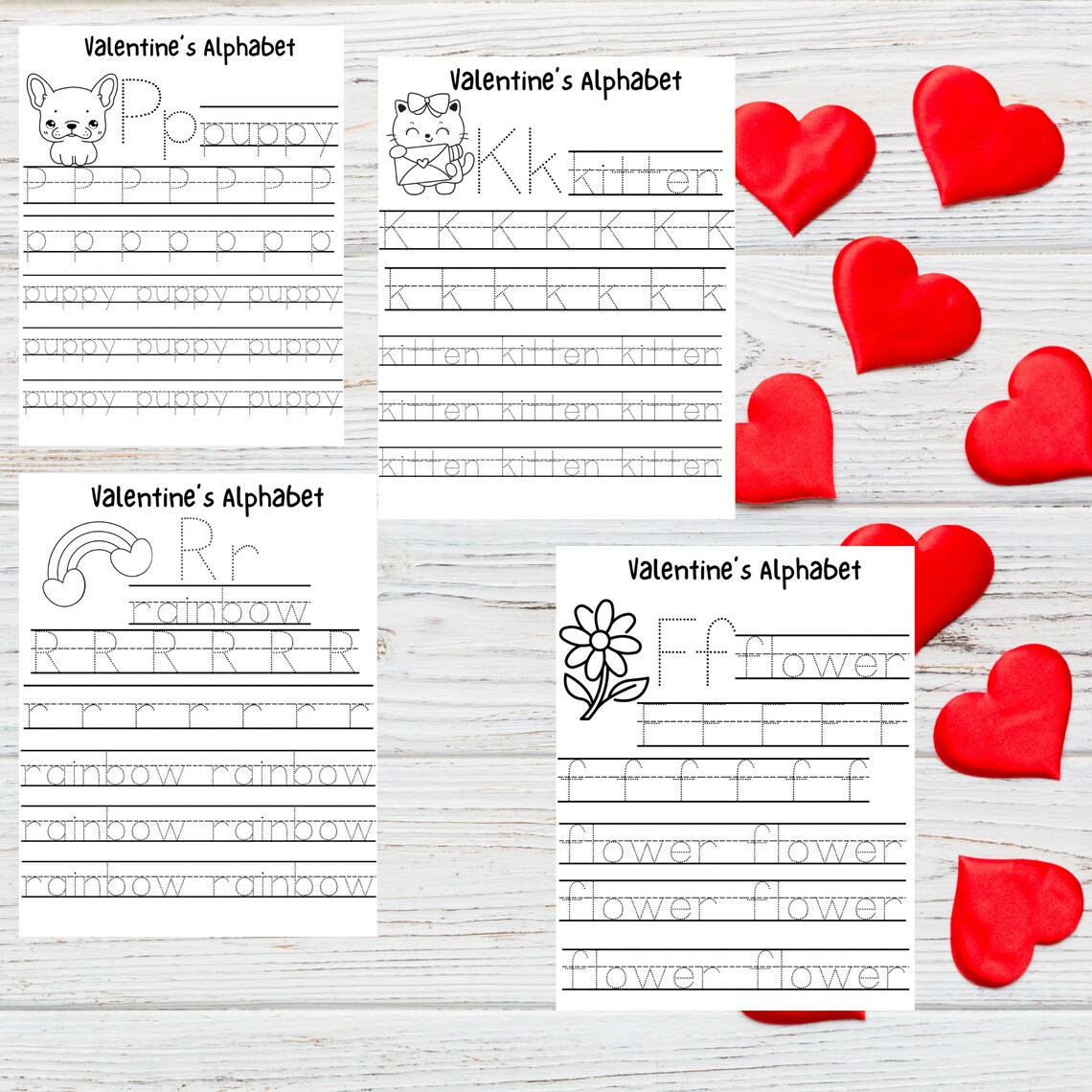 Valentine's Day Preschool Activity, Preschool Worksheets, Preschool ...