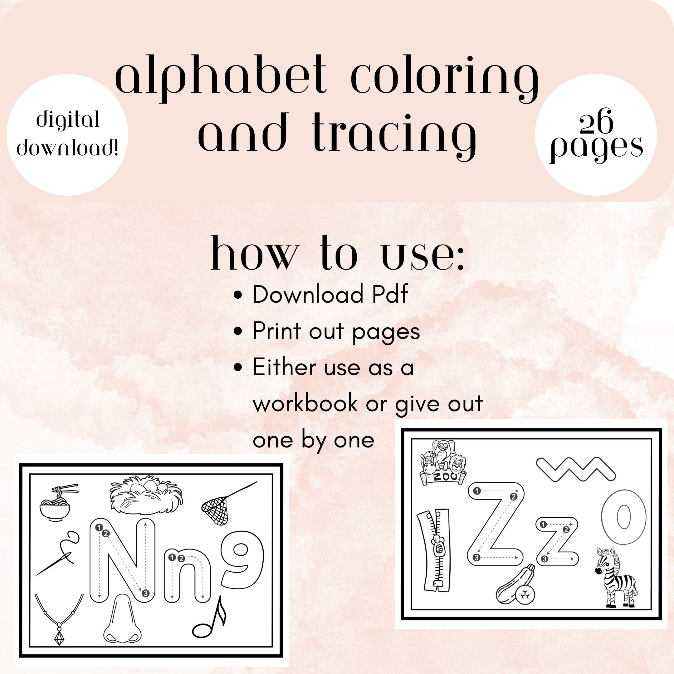Alphabet Coloring Pages, Preschool Coloring Pages, Preschool Activity ...