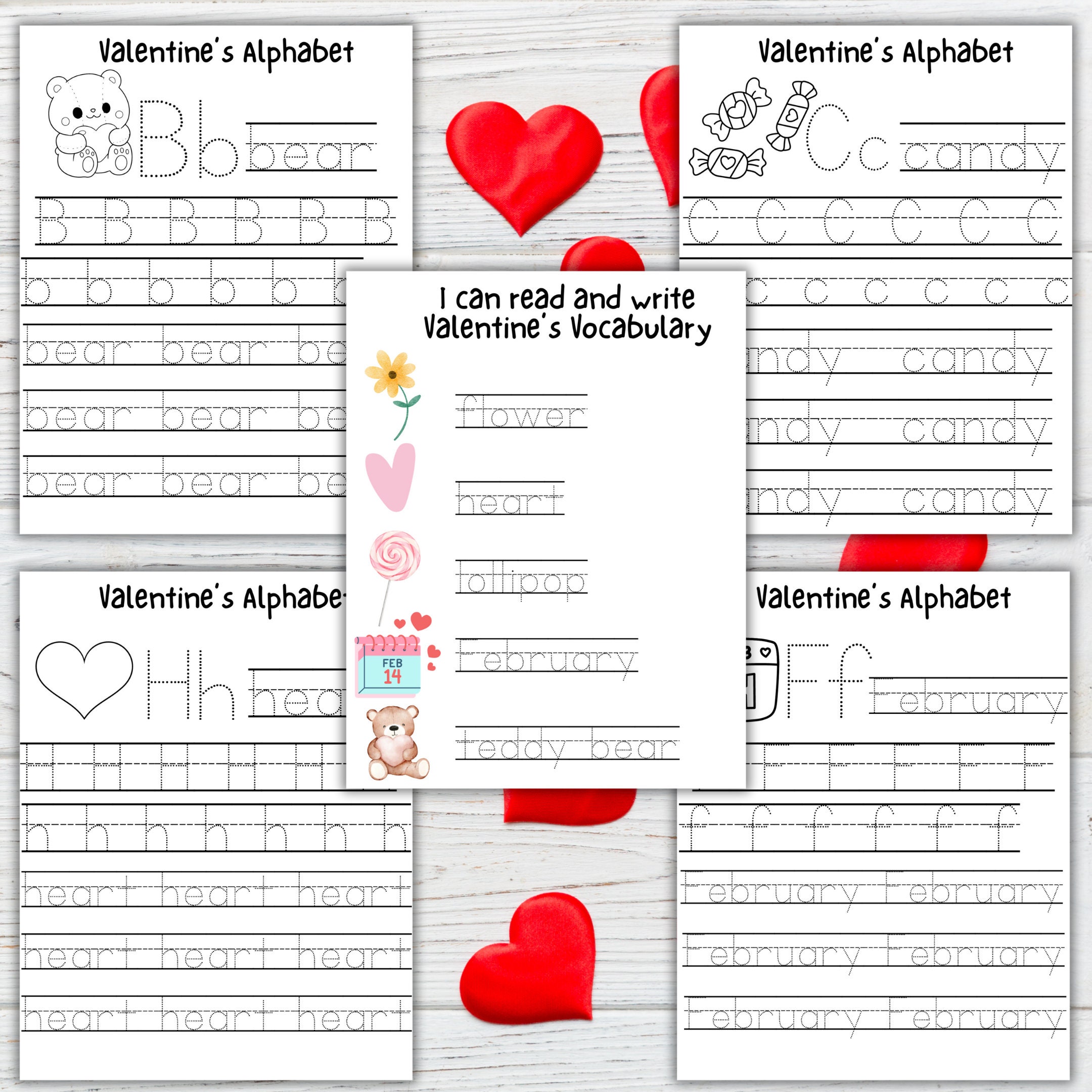 Valentine's Day Preschool Activity, Preschool Worksheets, Preschool ...