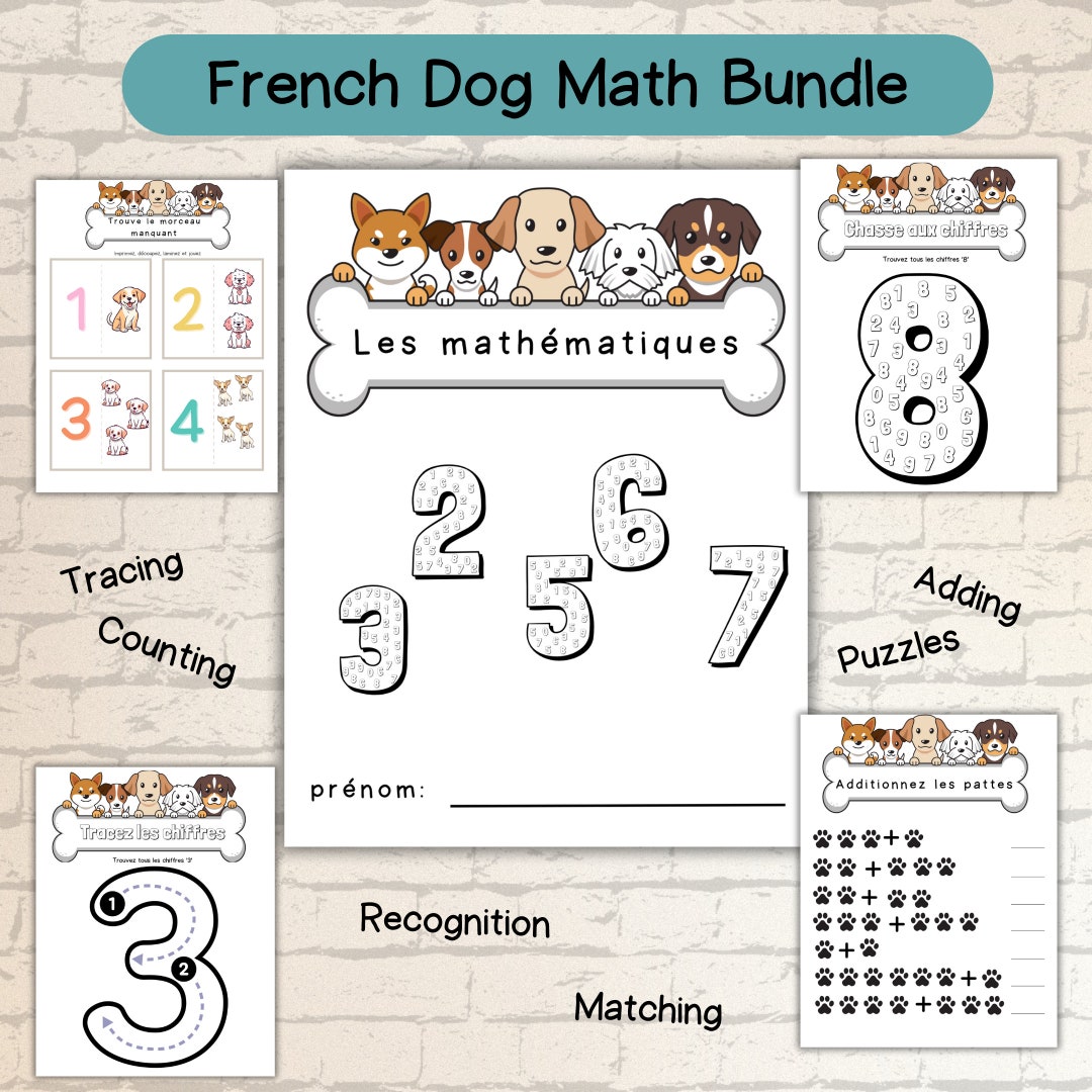 French Preschool Math Beginning Math Learning to Add Preschool ...