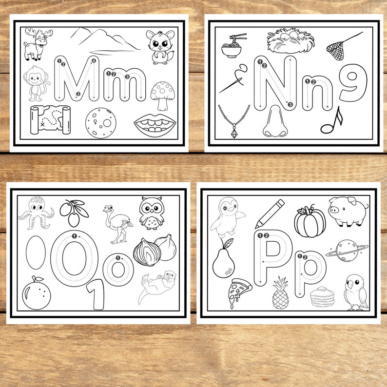 Alphabet Coloring Pages, Preschool Coloring Pages, Preschool Activity ...