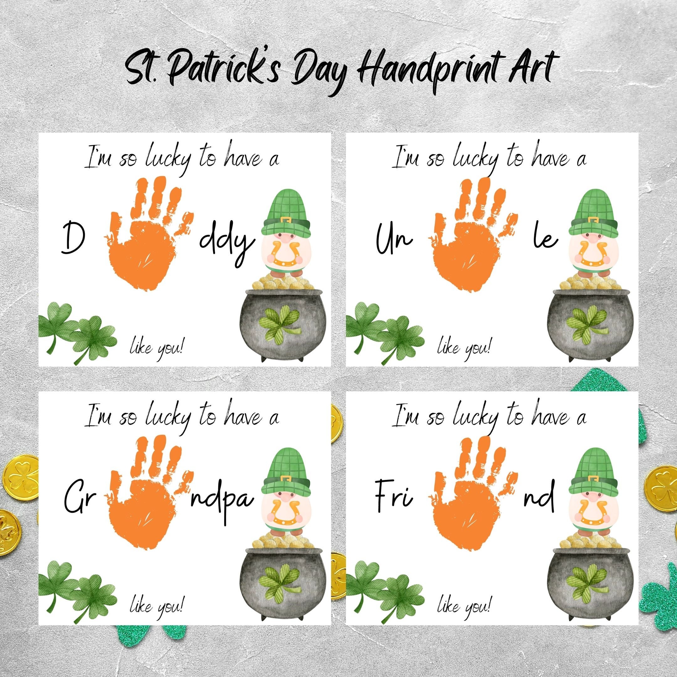 St. Patrick's Day Handprint Craft | Preschool Crafts | St. Patrick's ...