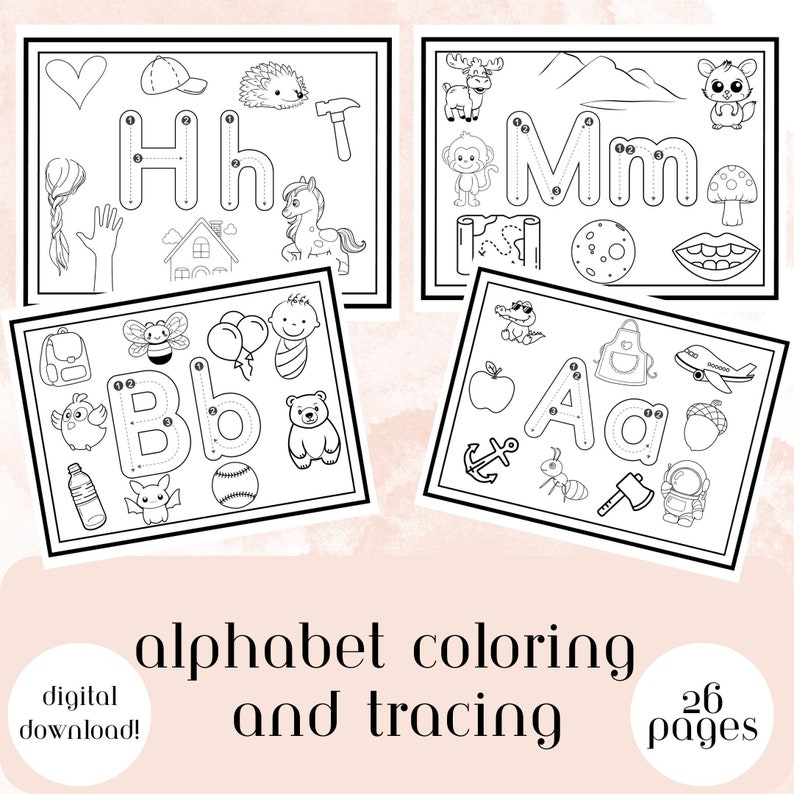 Alphabet Coloring Pages, Preschool Coloring Pages, Preschool Activity ...