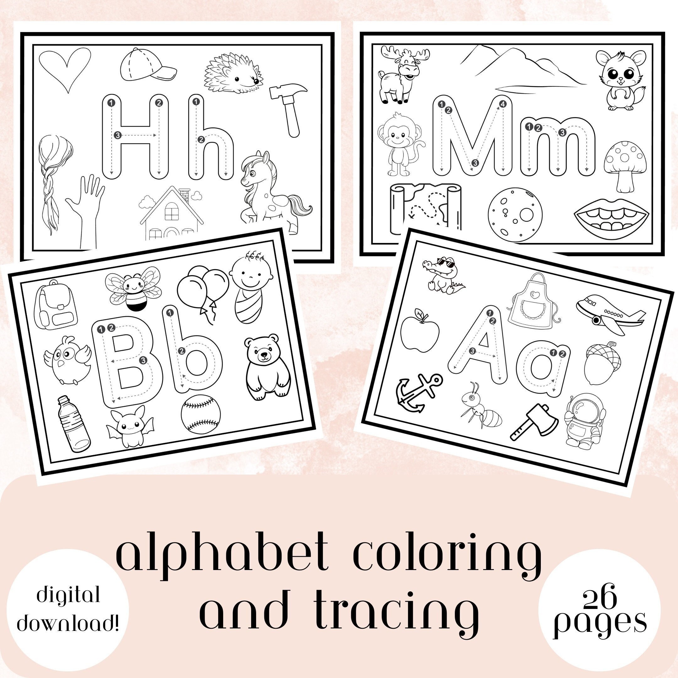Alphabet Coloring Pages, Preschool Coloring Pages, Preschool Activity ...