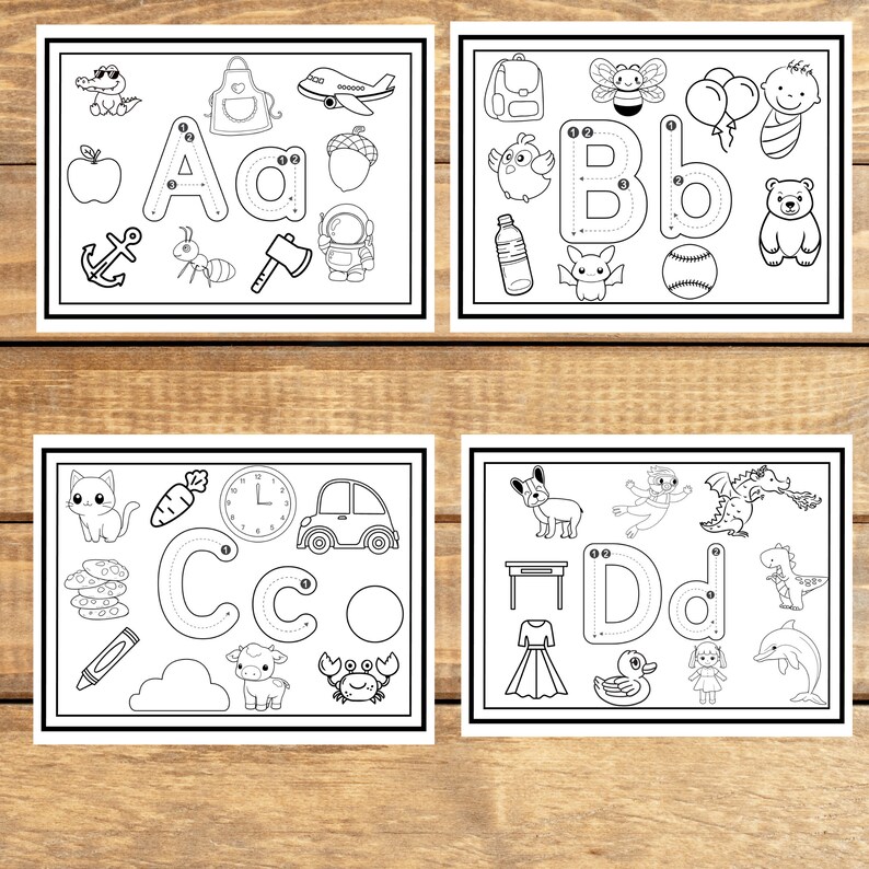 Alphabet Coloring Pages, Preschool Coloring Pages, Preschool Activity ...
