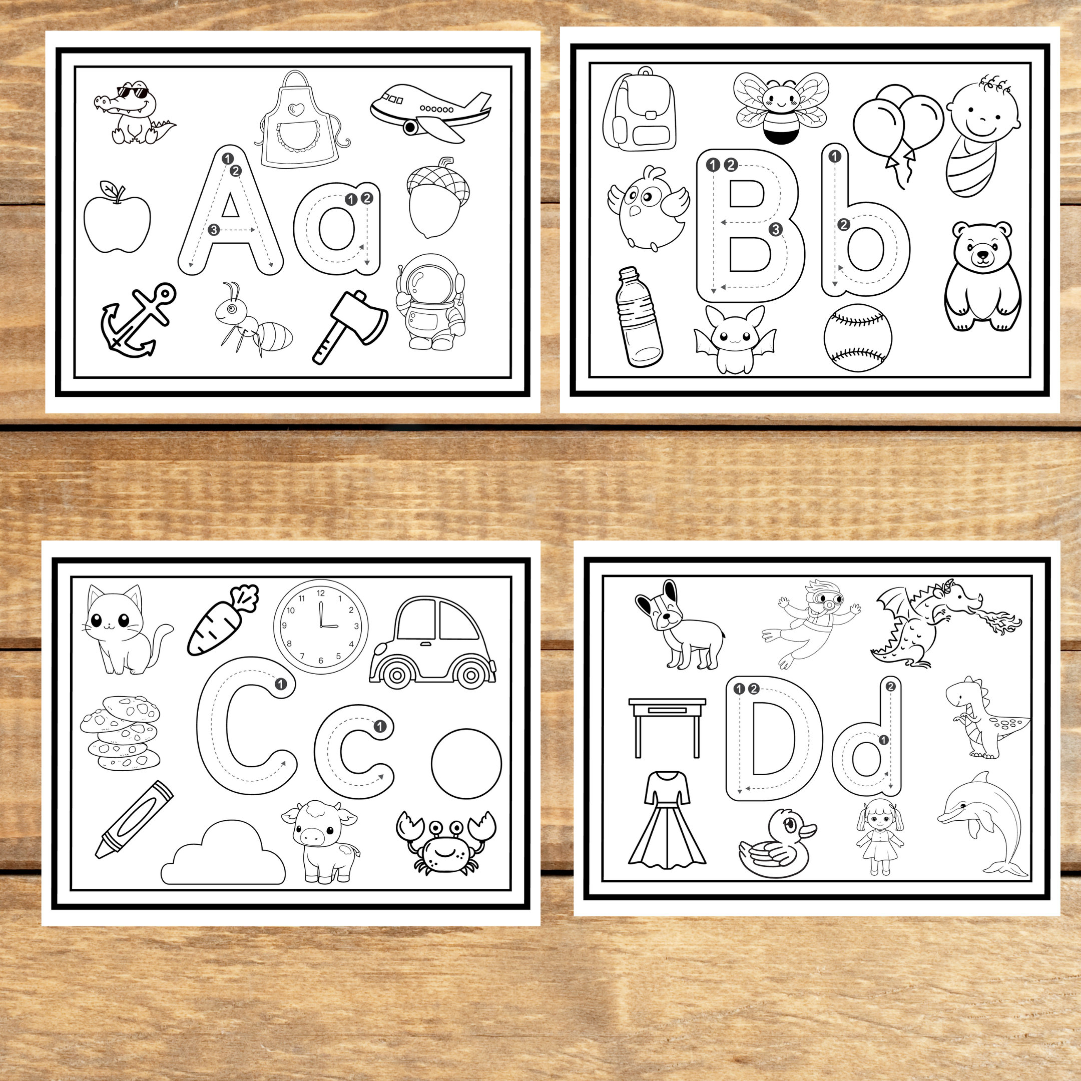 Alphabet Coloring Pages, Preschool Coloring Pages, Preschool Activity ...