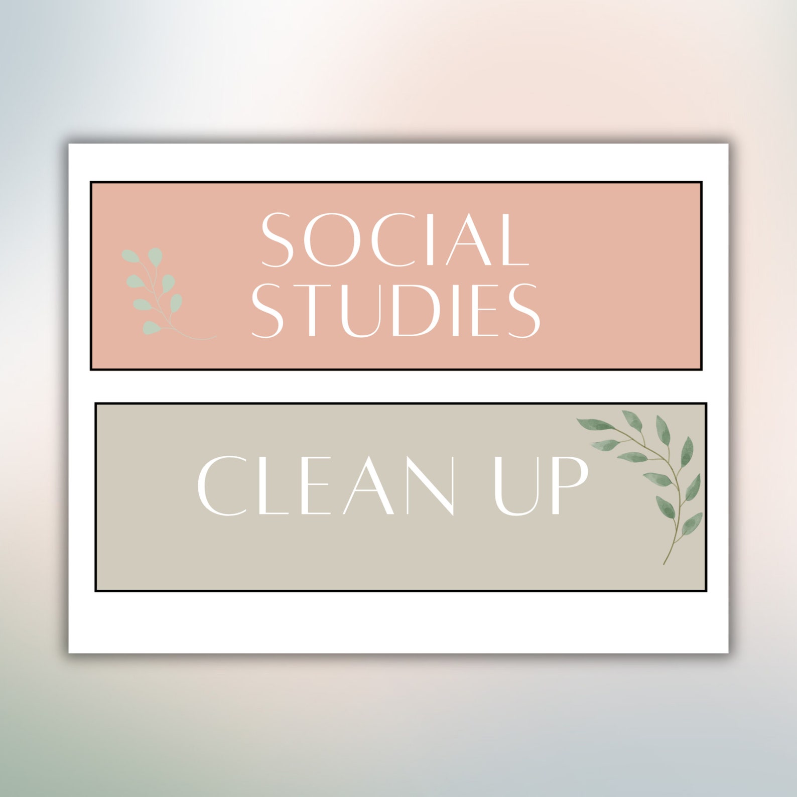 Classroom Schedule Cards | Boho Class Decor | Bulletin Board Posters ...