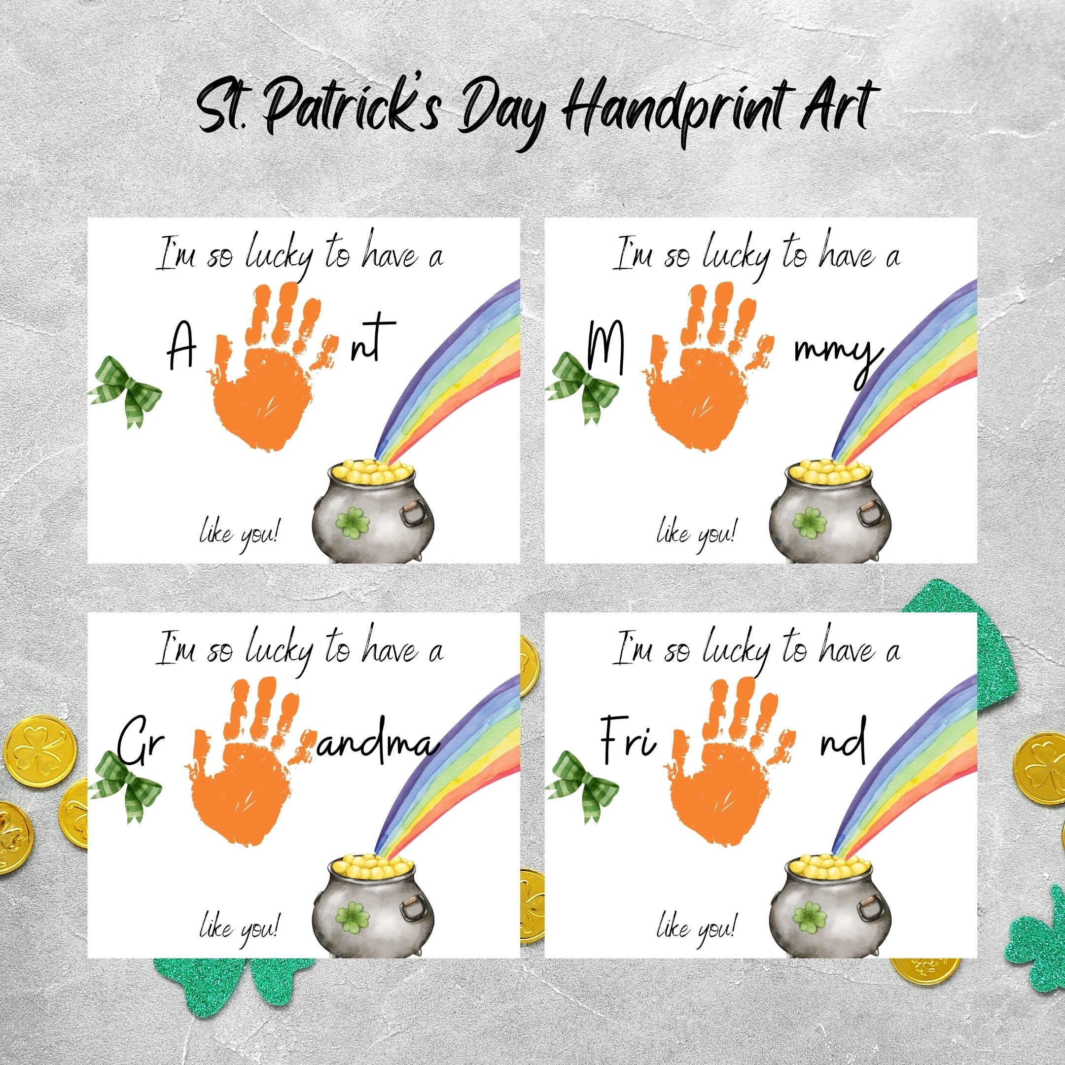 St. Patrick's Day Handprint Craft | Preschool Crafts | St. Patrick's ...