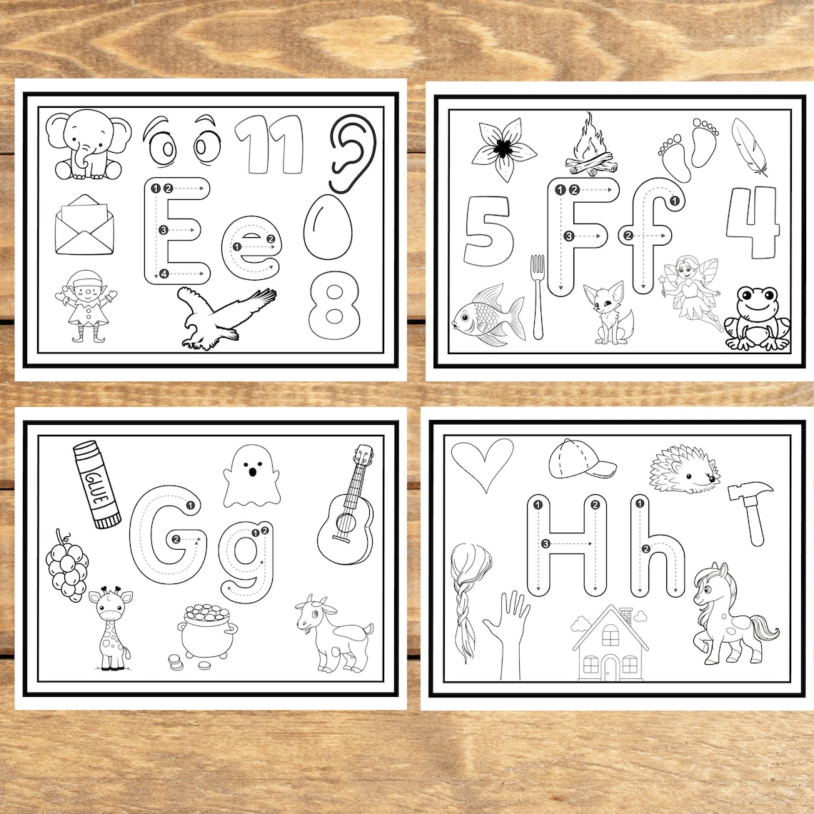 Alphabet Coloring Pages, Preschool Coloring Pages, Preschool Activity ...