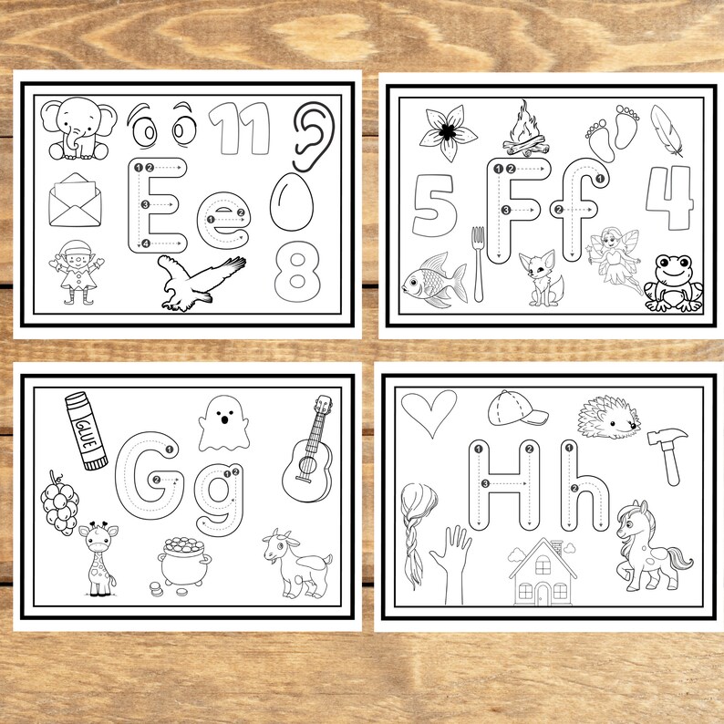 Alphabet Coloring Pages, Preschool Coloring Pages, Preschool Activity ...