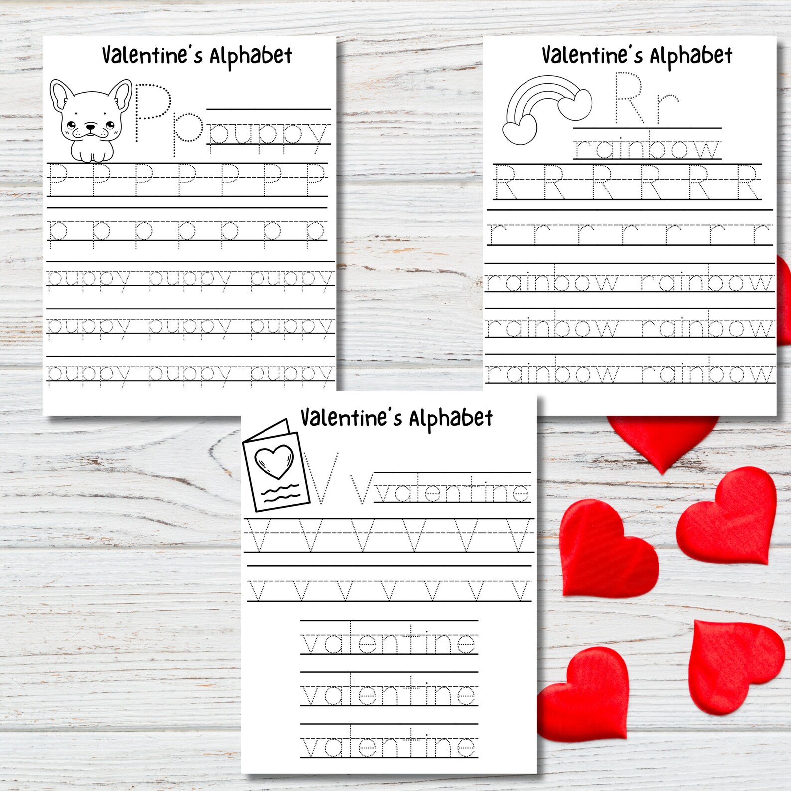 Valentine's Day Preschool Activity, Preschool Worksheets, Preschool ...