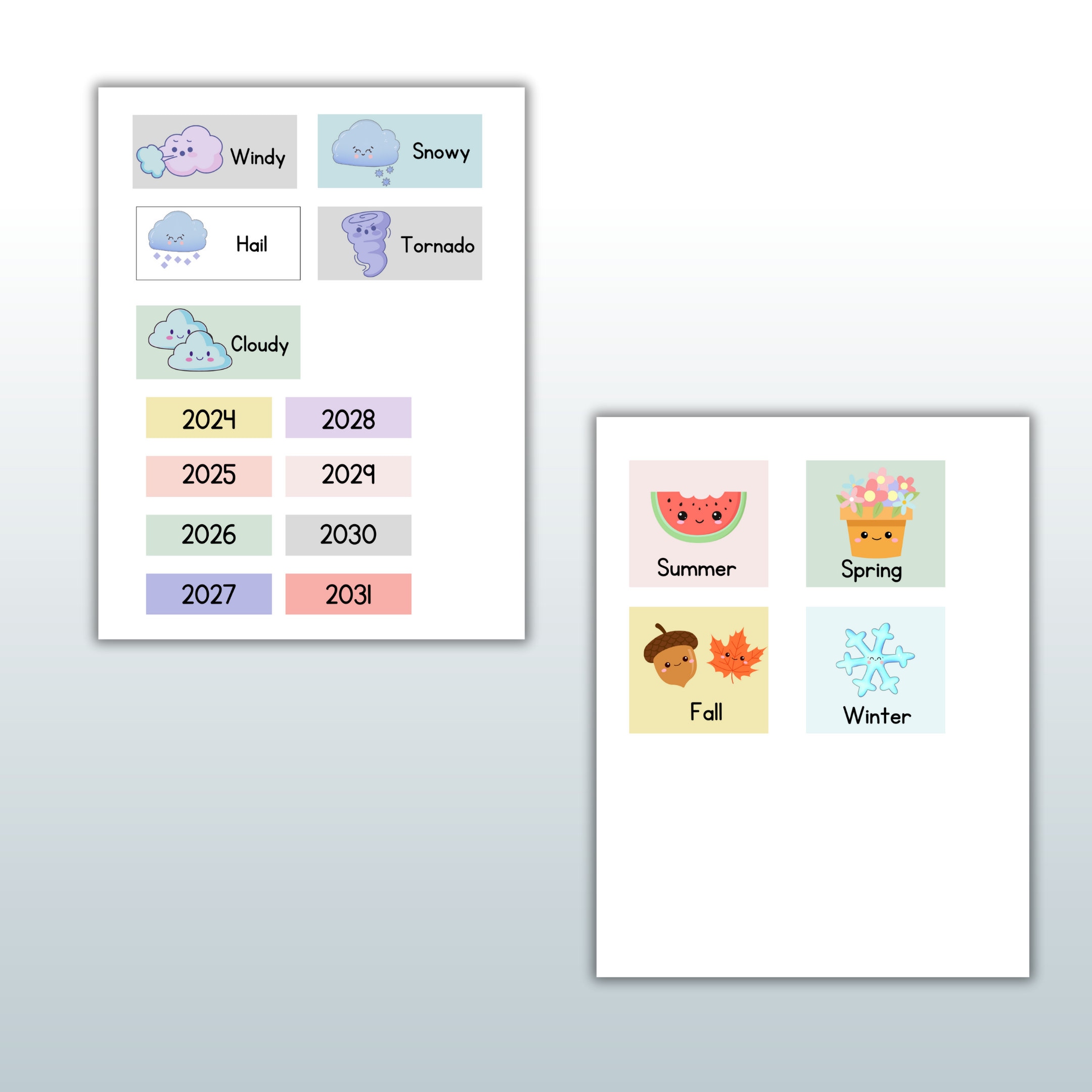 Kids Circle Time Weather and Days of the Week Board for Preschool and ...