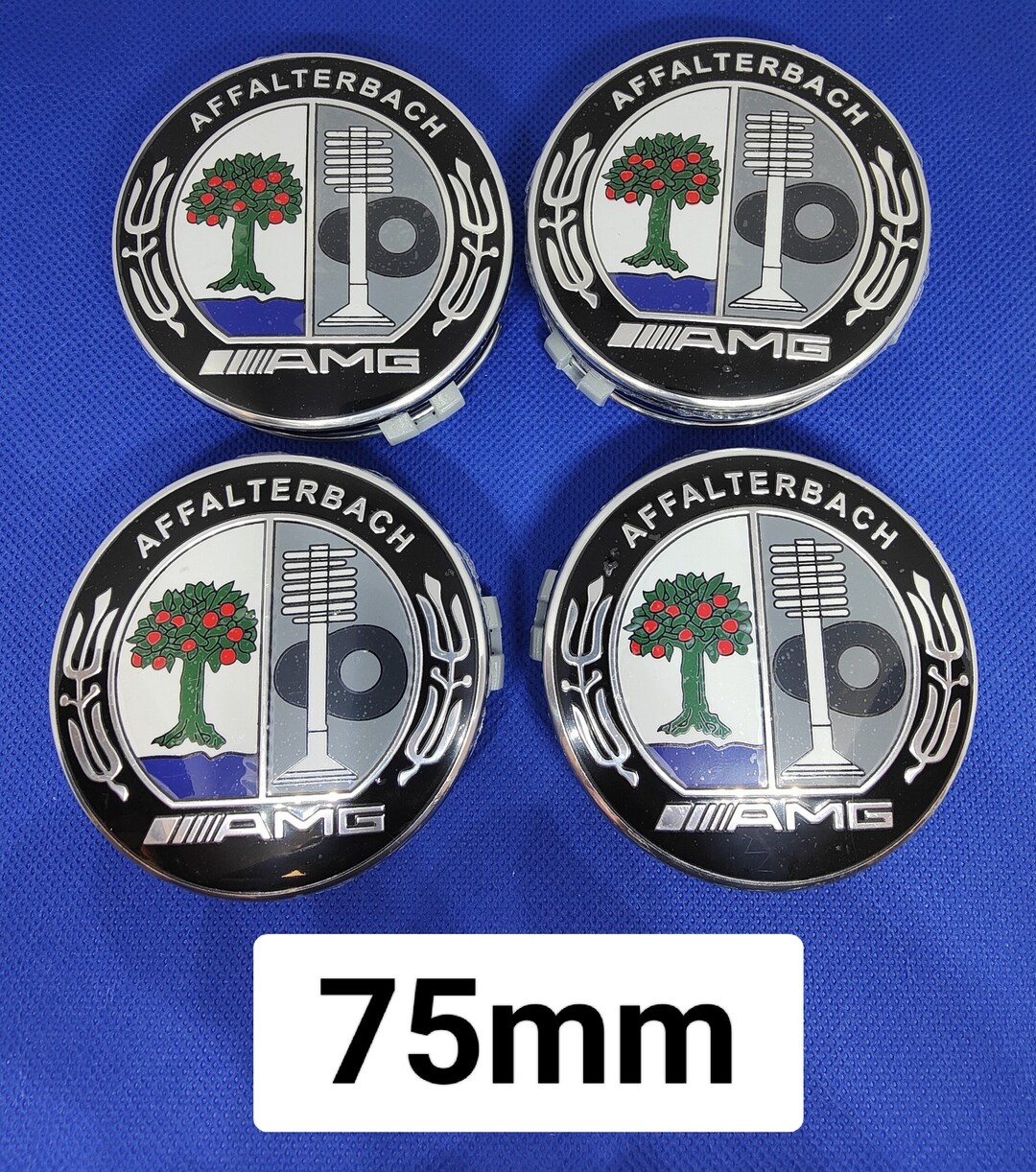 4 Hub Caps Logo Affalterbach Amg Rim Wheel Center 75mm Color - Etsy