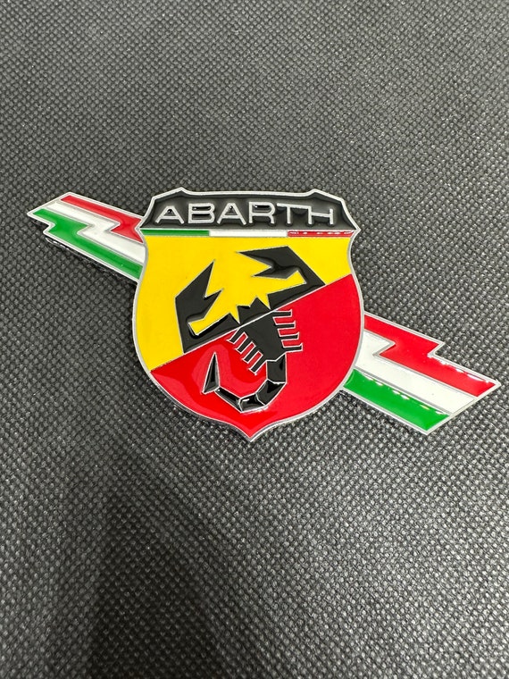 Logotipo De Fiat Abarth FIAT ABARTH Logo Stickers(3pcs.) : Italian