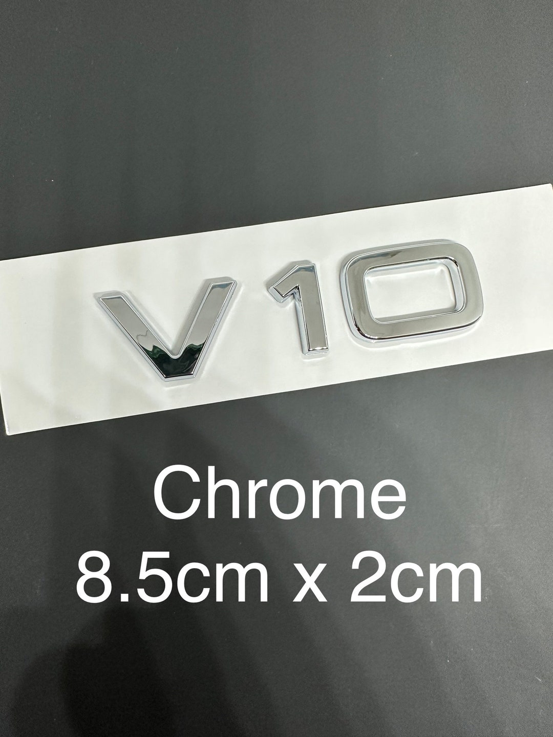 Logo V10 Stickers Chrome Emblem Sticker - Etsy