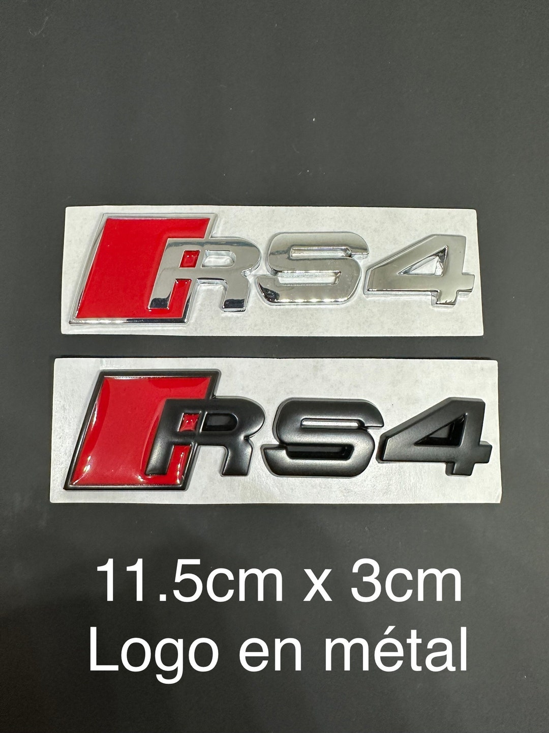 RS4 Logo Badge Emblem Rear Tailgate Metal Sticker - Etsy