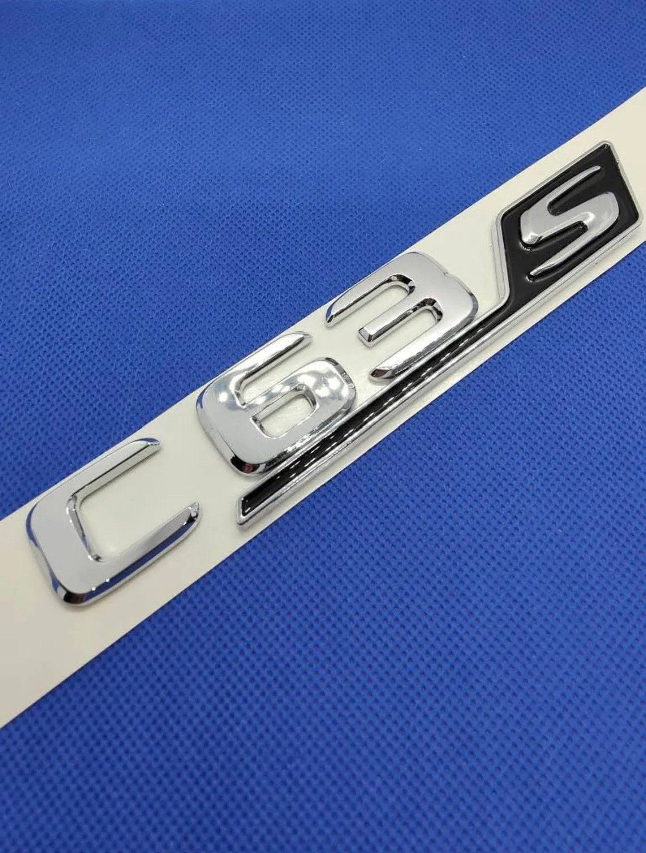 Logo C63s Stickers Sticker Emblem Black Chrome - Etsy