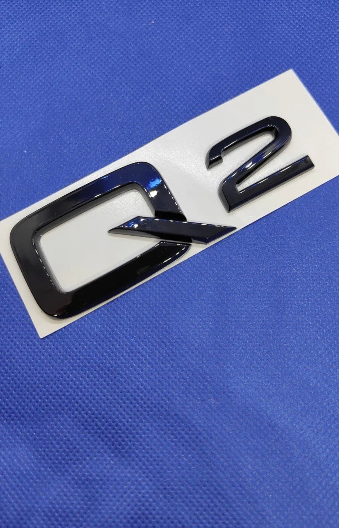 Logo Q2 Stickers Emblem Sticker Glossy Black Glossy Black - Etsy