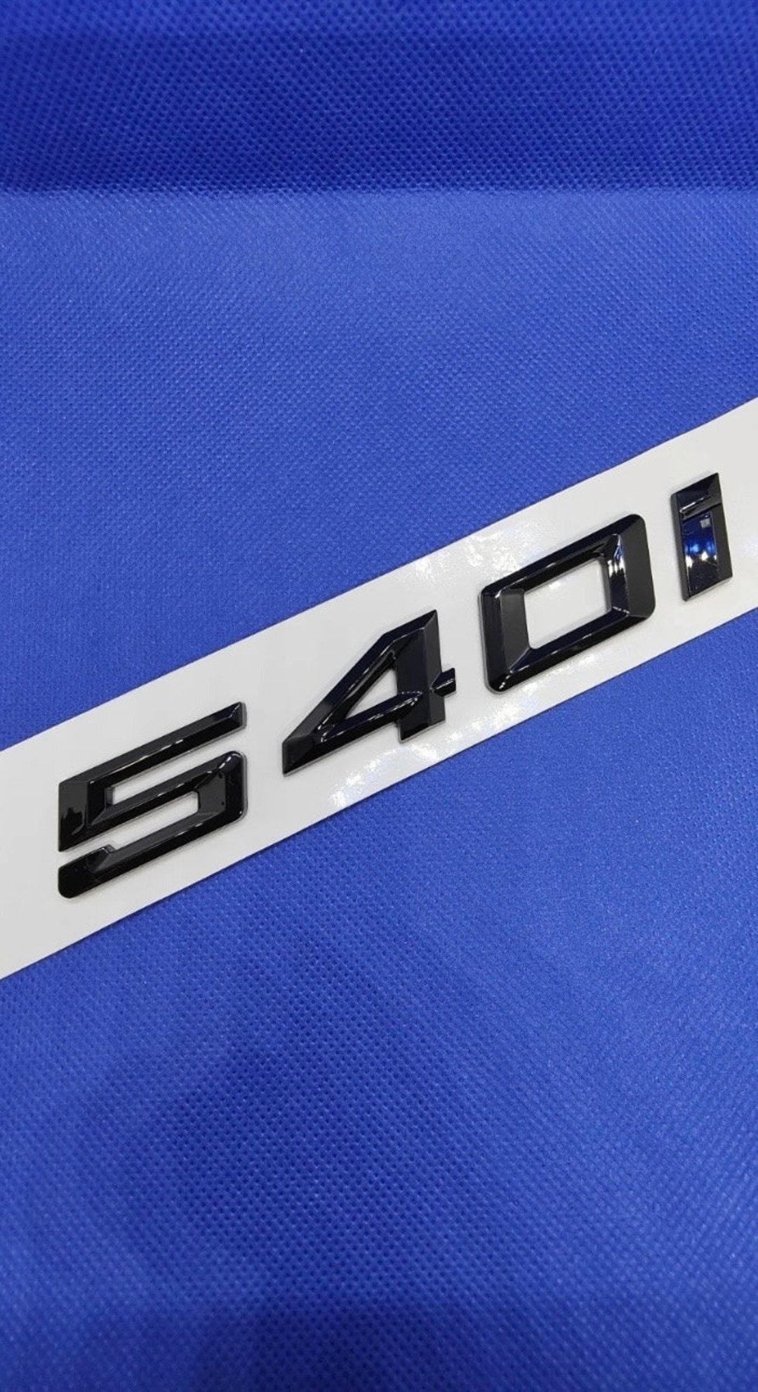 Logo 540i GLOSSY BLACK Badge Emblem Sticker Glossy Black - Etsy