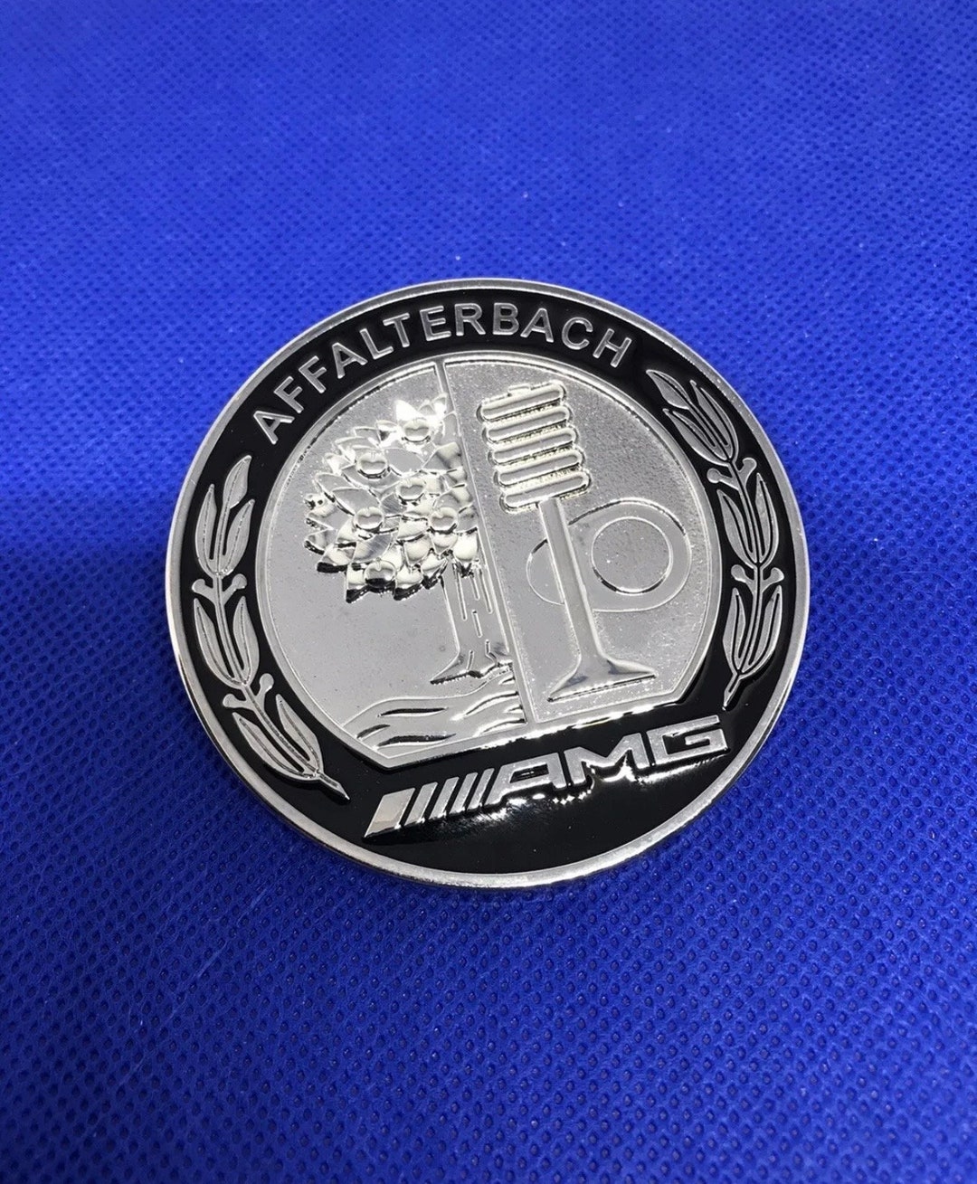1 AMG Affalterbach Mercedes Logo Chrome Metal 6.5cm - Etsy