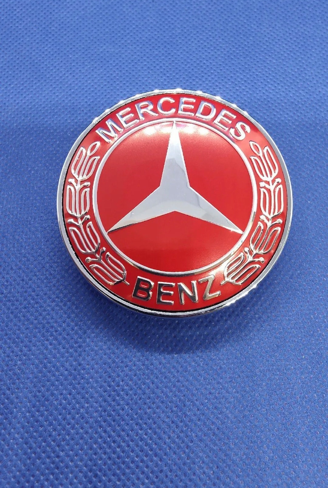 Red Mercedes Benz Hood Logo 57mm C CLASS Emblem CLK S - Etsy