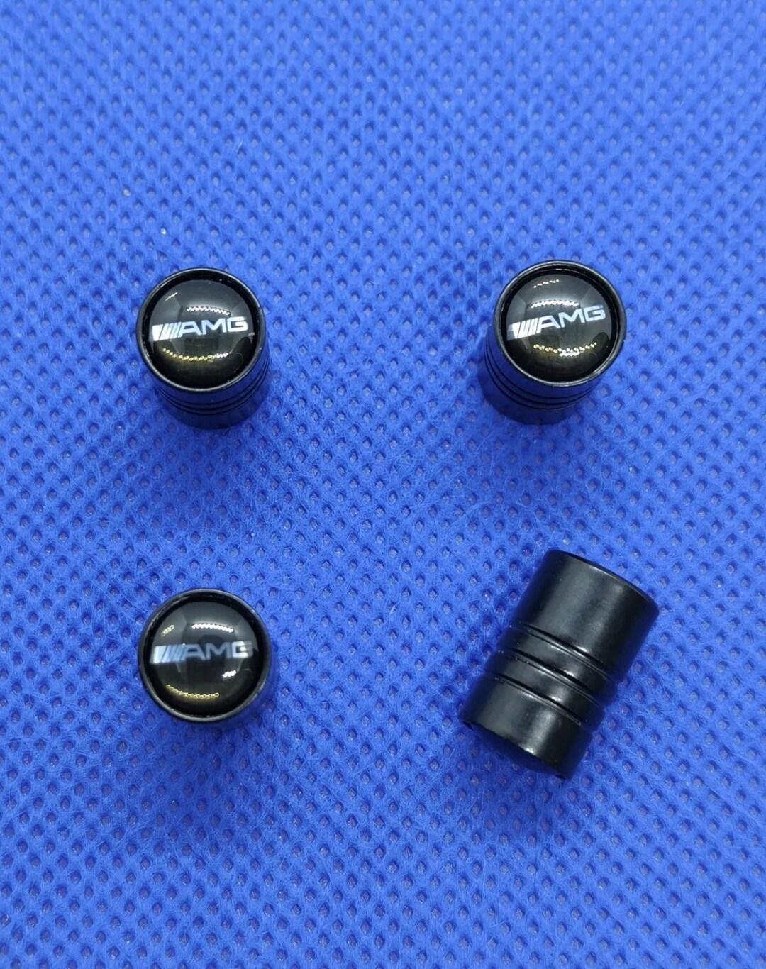 Set of 4 Black AMG Valve Caps - Etsy