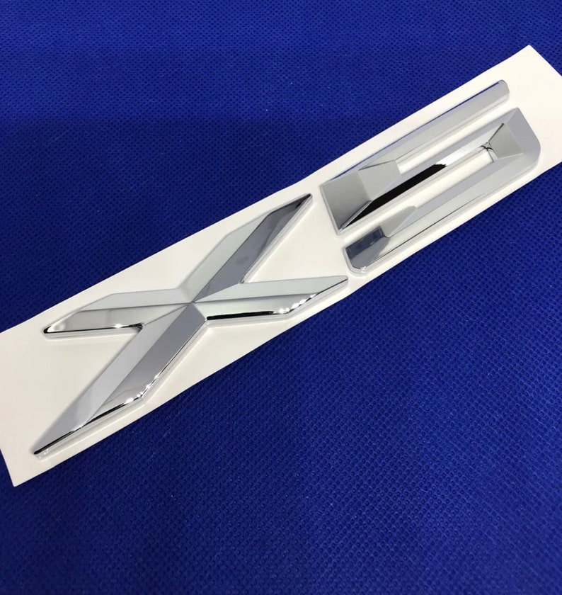 Logo X5 Stickers Autocollant Emblème Chrome - Etsy