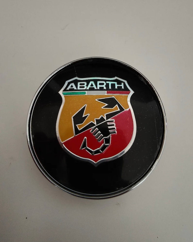 4 Abarth Scorpion Logo Hub Caps Wheel Center Rim 60mm - Etsy