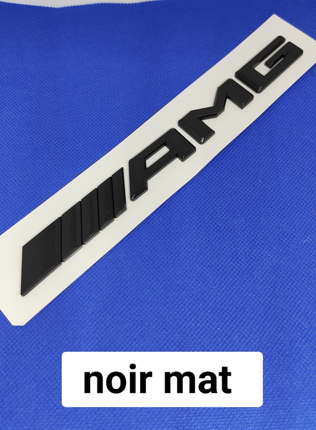 1 Matte Black AMG Mercedes Logo ABS Sticker - Etsy