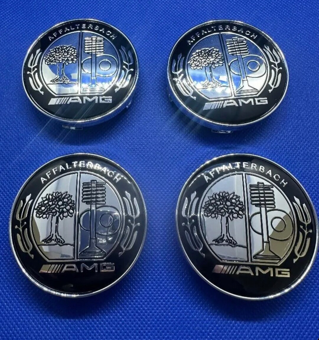 4 Hub Caps Logo Affalterbach Silver Amg Rim Wheel Center Caps 60mm - Etsy