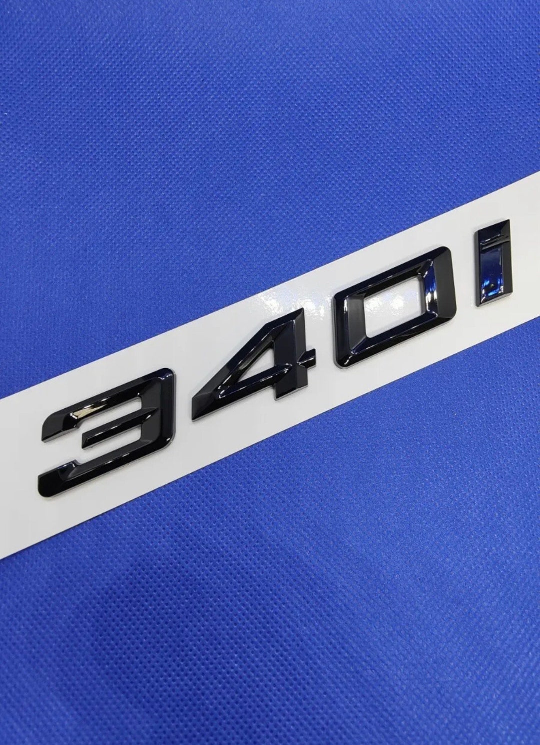 Logo 340i GLOSSY BLACK Badge Emblem Sticker Glossy Black - Etsy